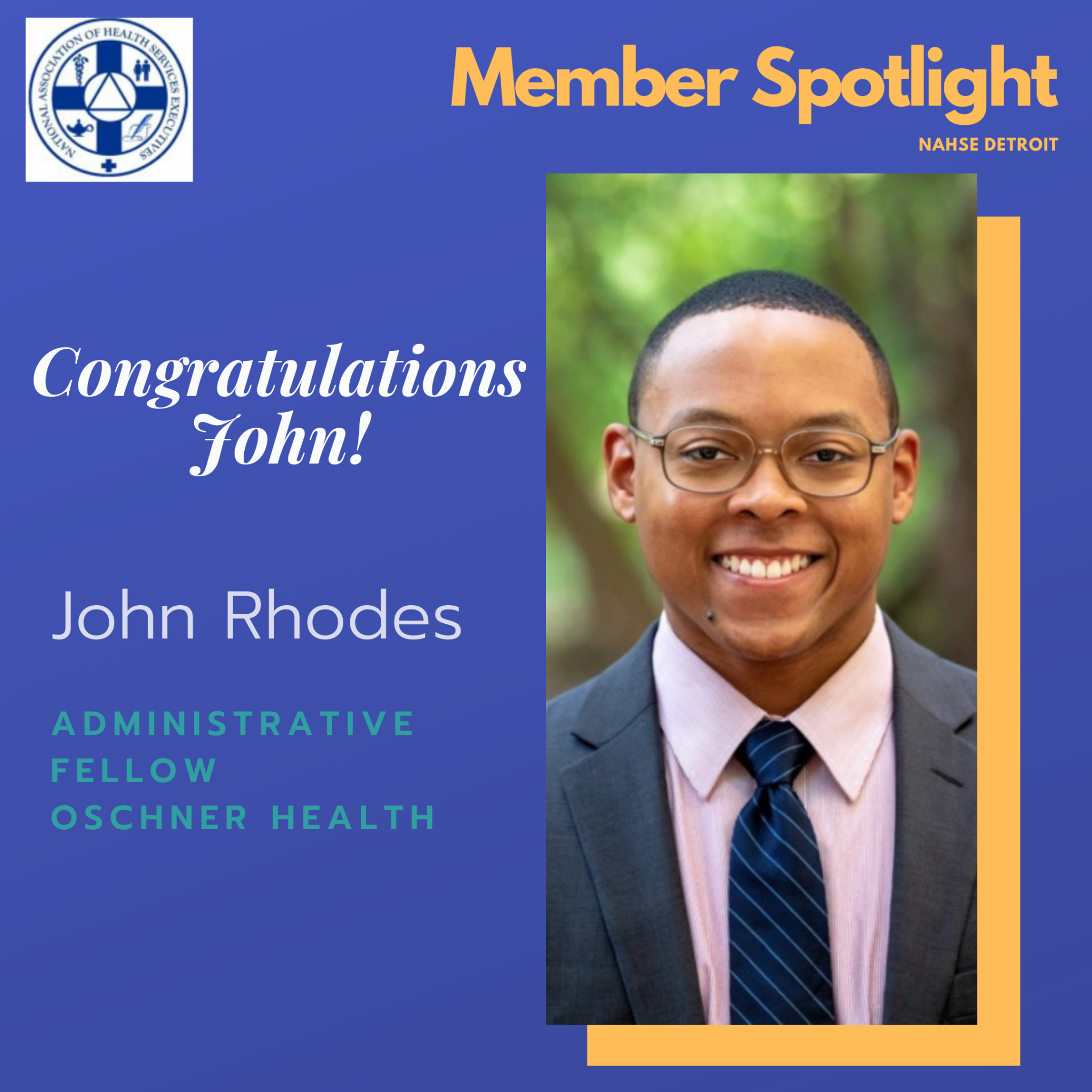 John Rhodes – NAHSE Detroit